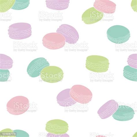 마 카 롱 그래픽 컬러 스케치 원활한 패턴 배경 일러스트 벡터 낙서 드로잉에 대한 스톡 벡터 아트 및 기타 이미지 낙서 드로잉 단순함 벡터 Istock