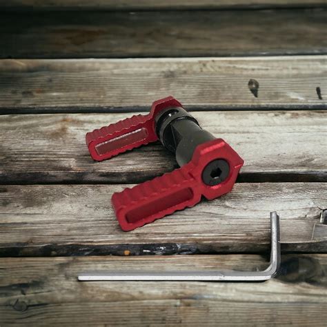 Ar 15 Red Dual Ambidextrous Safety Selector Lever