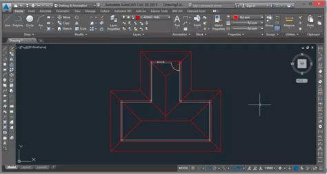 Cara Membuat Denah Atap Limas Di Autocad Belajar Dasar Autocad Kursus Privat Autocad 2d 3d