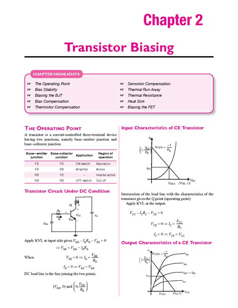 SOLUTION Transistor Biasing Studypool
