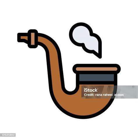 편집 가능한 스트로크를 가진 연기 거품 벡터를 가진 성 패트릭 관련 연기 파이프 낮에 대한 스톡 벡터 아트 및 기타 이미지 낮 문화 벡터 Istock