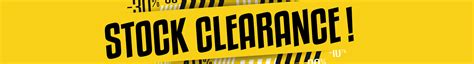 Stock Clearance Specials