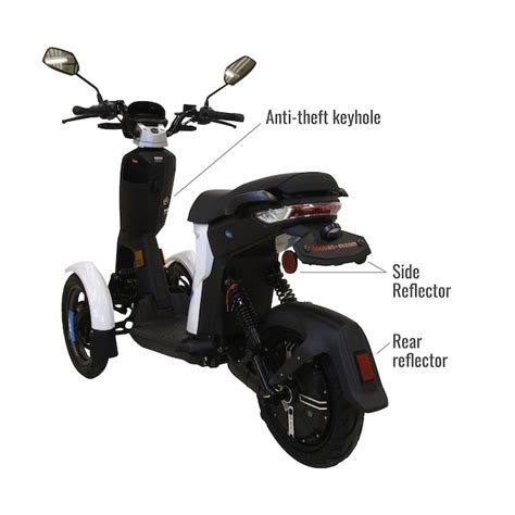 Massimo Itango 1500w Green Electric Scooter Lightweight Body Powerful 1500w Bosch Motor