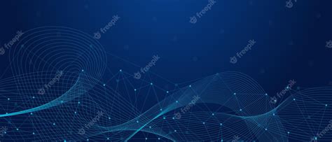Premium Vector Technology Abstract Lines And Dots Connection Background Connection Digital