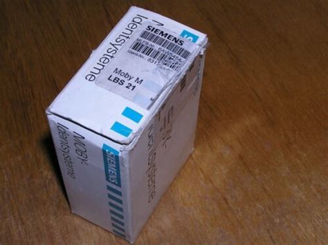 New Siemens 6aw5454 8be Moby M Sp Read Write Station Lbs 21 Open