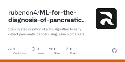 Ml For The Diagnosis Of Pancreatic Cancermachine Learning For The Diagnosis Of Pancreatic