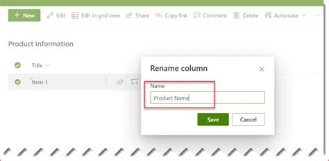 sharepoint list title column complete tutorial spguides