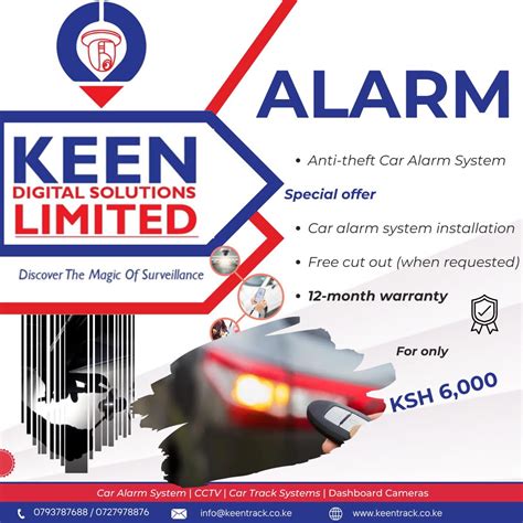 Anti Theft Car Alarm System Keen Digital Solutions Limited