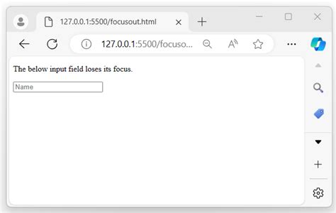 JQuery Event Focusout Method