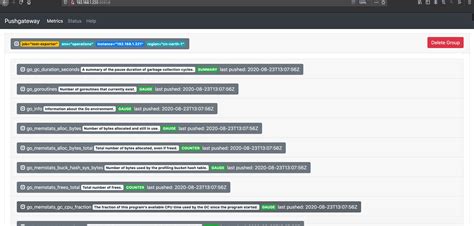 Pushgateway Prometheus