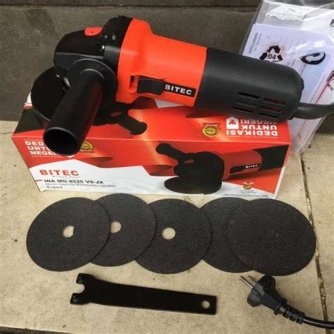 promo mesin gerinda variable speed mg4520 bitec ina mg 4520 angle