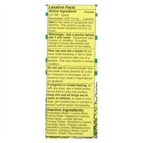 Modern Natural Products Swiss Kriss Herbal Laxative Flake Form 15 Oz