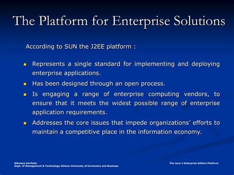 ppt java 2 platform enterprise edition j2ee a model for enterprise