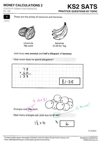 Maths Sats Bundle Measurement Teaching Resources Maths Sats Bundle Measurement Teaching Resources