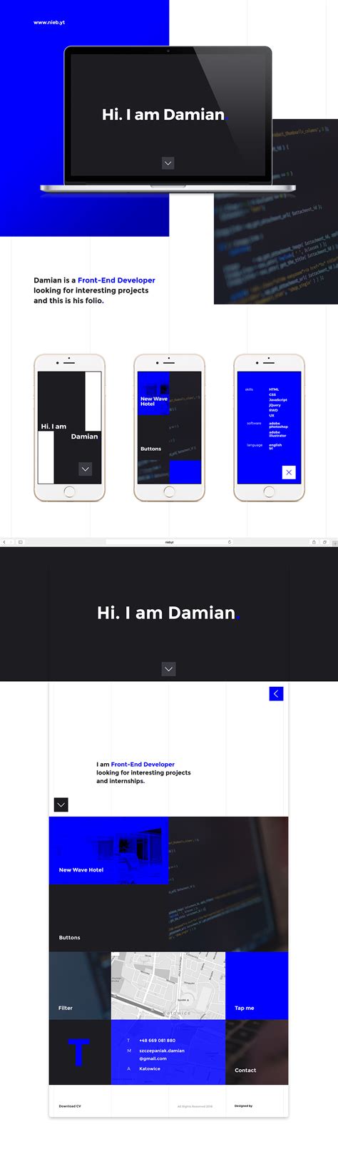 Front End Developers Portfolio Behance