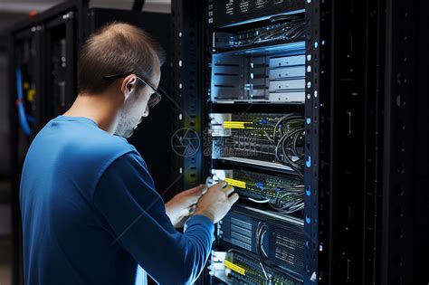 技术专家维修服务器高清图片下载 正版图片600854308 摄图网
