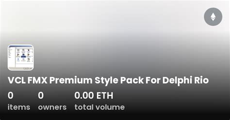 VCL FMX Premium Style Pack For Delphi Rio Collection OpenSea