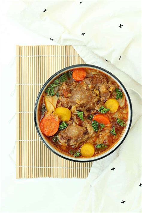 Instant Pot Oxtail Soup Easy Pressure Cooker Recipe