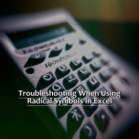 How To Insert A Radical Symbol In Excel ManyCoders