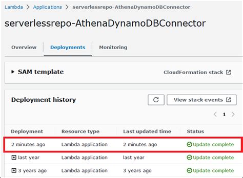 Update A Data Source Connector Amazon Athena