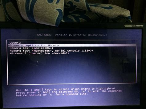 boot windows 7 loader problem ask ubuntu