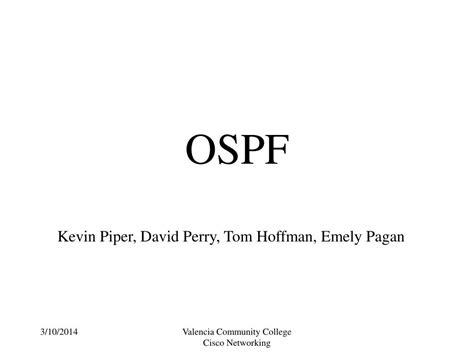 Ppt Ospf Powerpoint Presentation Free Download Id209199