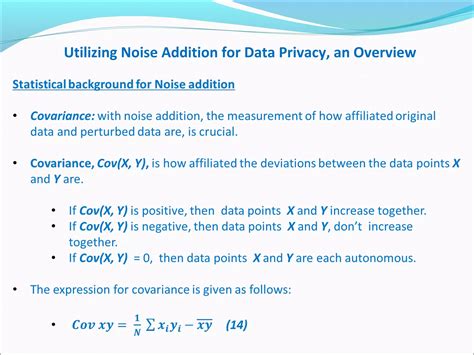 Utilizing Noise Addition For Data Privacy An Overview Pdf