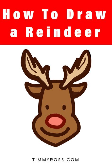 How To Draw A Reindeer By Trbox On Deviantart
