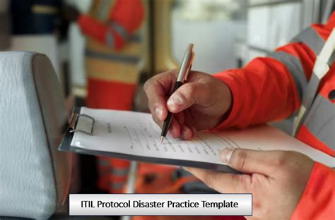 Itil Protocol Disaster Practice Template Itsm Docs Itsm Documents And Templates