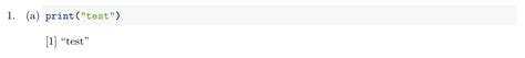 Knitr How Can I Nest A Code Chunk Within An Enumerate Environment When Using R Markdown Tex