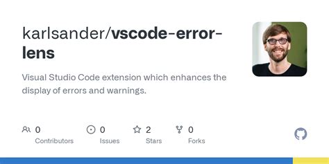 GitHub Karlsander Vscode Error Lens Visual Studio Code Extension Which Enhances The Display