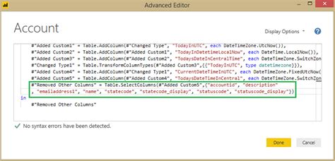 How To Modify Data Source Queries Of Power Bi Report Using Advanced