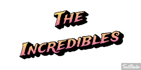 The Incredibles Movie Animated Logo Designs The Incredibles Movie Animated Logo Designs