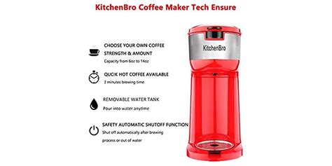 Kitchenbro Single Serve Coffee Maker