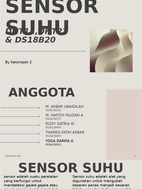 Kelompok 2 Sensor Suhu Dht 11 Dht22 Dan Ds18b20 Pdf