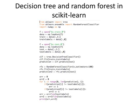 Ppt Basic Machine Learning Background With Python Scikit Learn