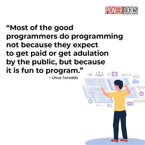 Pioneer Logics On Linkedin “most Of The Good Programmers Do