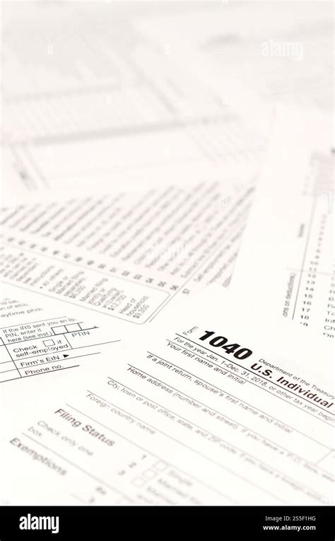 Blank Income Tax Forms American 1040 Individual Income Tax Return Form