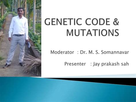 Genetic Code And Mutations Pptx