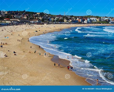 Sun Sand And Surf At Bondi Beach Sydney Australia Editorial Stock