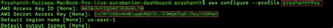 aws cli configuration devops qa