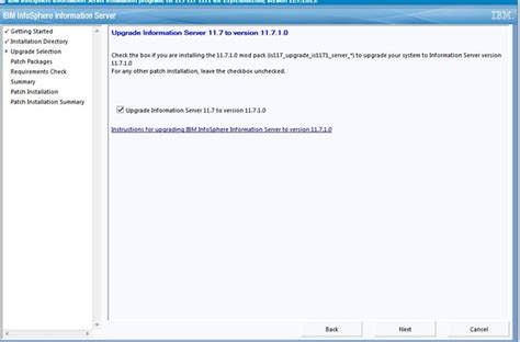 Instructions For Patching Ibm Infosphere Information Server To 11 7 1 0