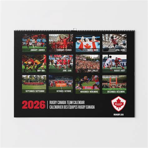 2026 Rugby Canada Team Calendar Rugby Canada Store