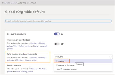 How To Enable Public Live Events In Microsoft Teams