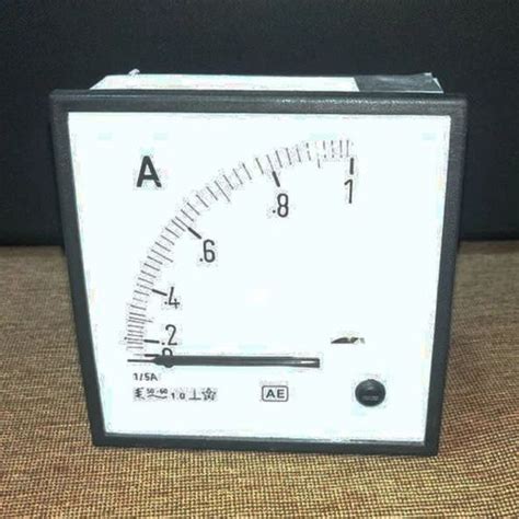 Single Ae 1a Analog Ac Ammeter For Industrial Dimension 96x96mm At ₹ 400 Piece In Pimpri