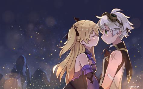 Fischl And Bennett Genshin Impact Drawn By Kibashiba Danbooru
