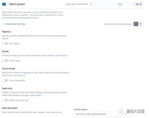 索引生命周期管理—kibana 索引配置 墨天轮