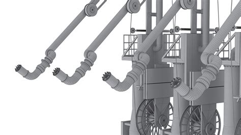 LNG Loading Arm Model TurboSquid