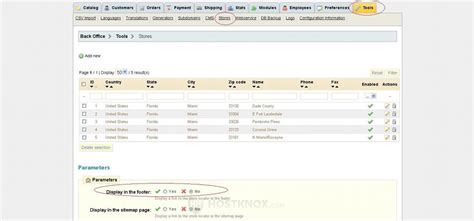 hostknox prestashop 1 4 footer links tutorial