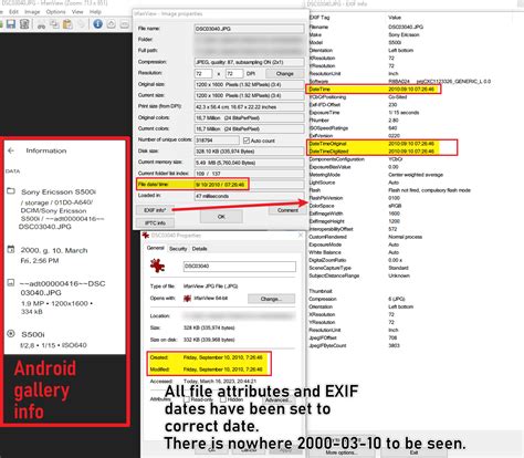 Images Changed EXIF Dates And File Attributes Are Not Recognized On